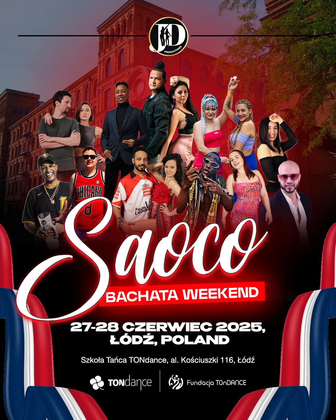 Formularz zapisu. Saoco Bachata Weekend | 27-28.06.2025 | Łódź